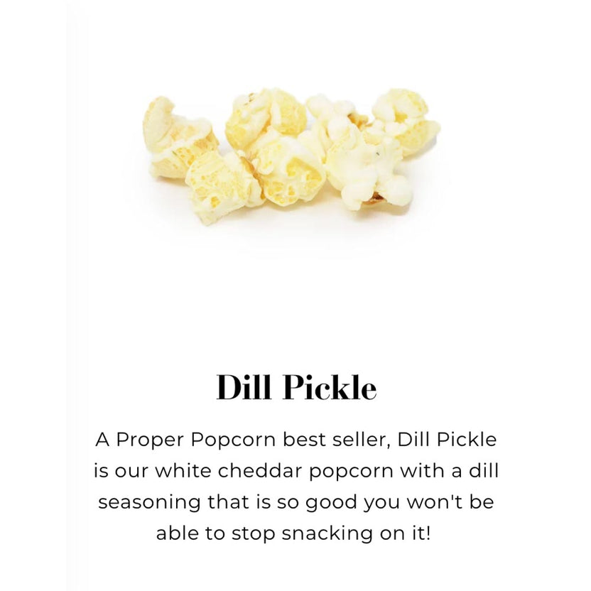 Explore our Flavors – Proper Popcorn